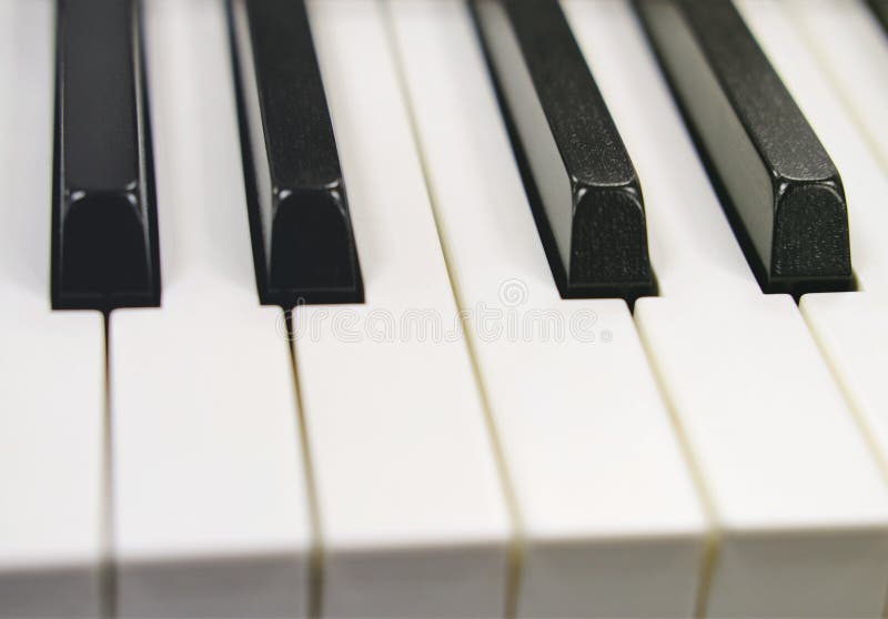 High Angle Closeup Shot of the Keys of a Piano - Creating the Art ...