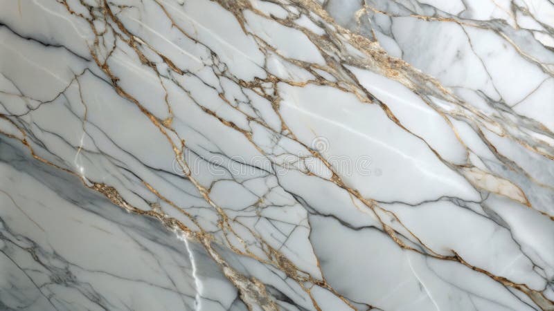 High-Angle Grey and Gold Marble Texture Stock Illustration ...