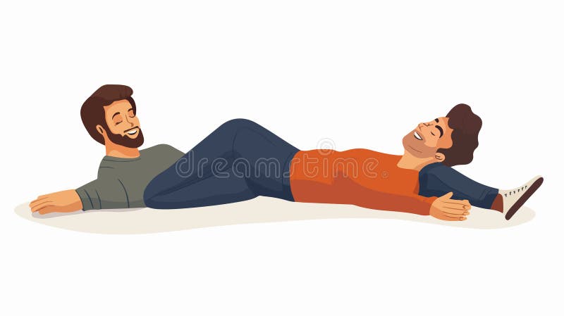 Man Lying Down Floor Stock Illustrations – 184 Man Lying Down Floor ...