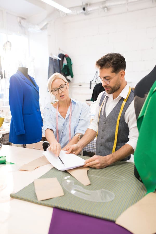 Tailors Making Clothes stock photo. Image of fashiondesigner - 134540848