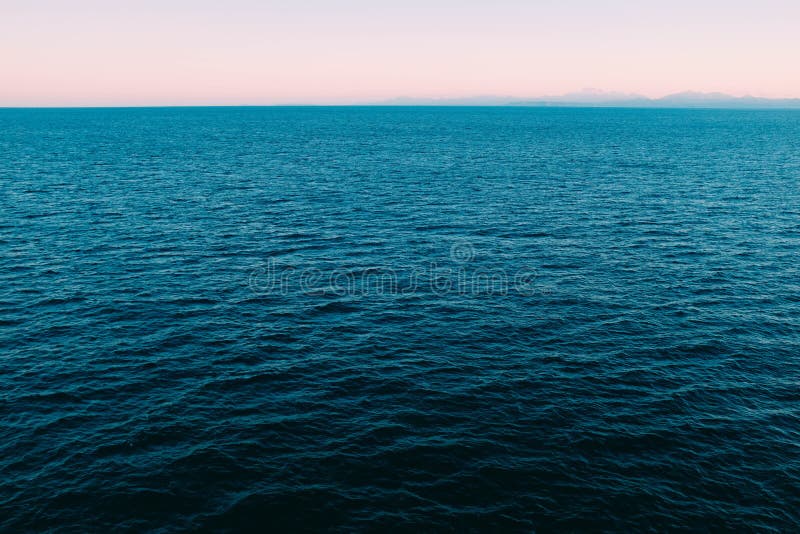 High Angle Shot of the Beautiful Calm Blue Ocean Stock Photo - Image of ...