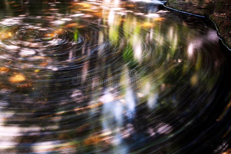 High Angle Shot of the Beautiful Ripples on the Surface of a Lake ...