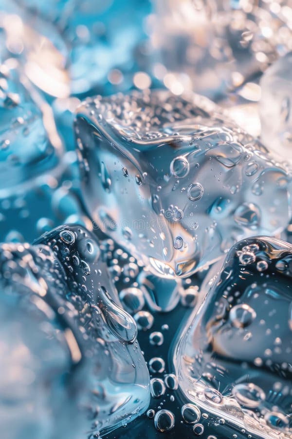 Close-up of ice cubes stock image. Image of gathering - 382956423