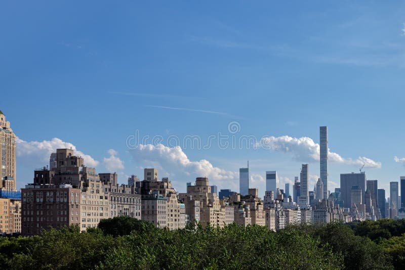 High Angle Shot of Central Park in New York Stock Photo - Image of ...