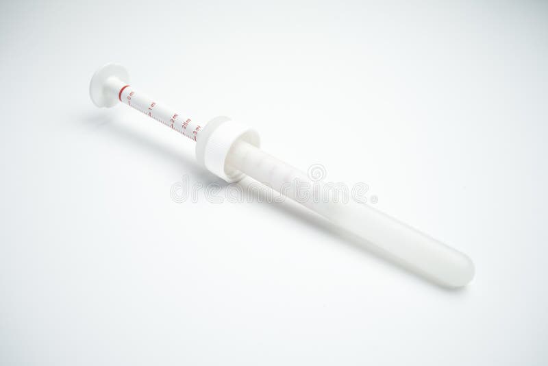High Angle Shot of a Dropper on a White Surface Stock Image - Image of ...