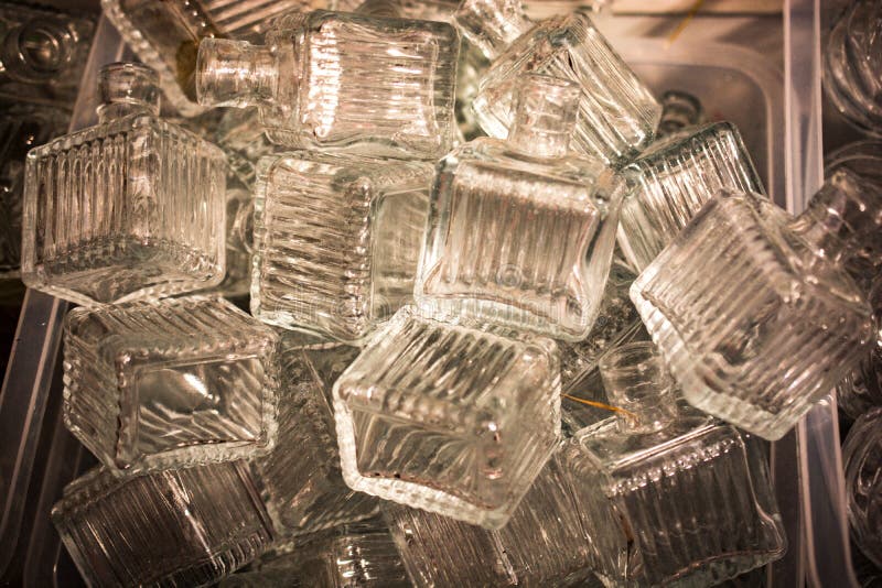 High Angle Shot of an Empty Bottle Pile Stock Photo - Image of glass ...