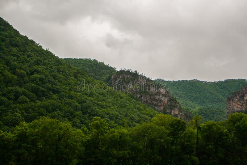 High Angle Shot of Forests and Hills Stock Photo - Image of view ...
