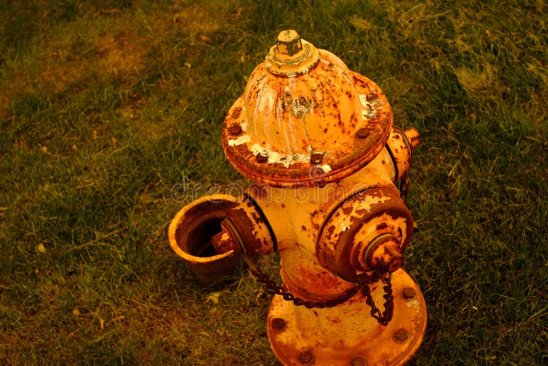 Rusty Fire Hydrant stock image. Image of extinguisher - 18551177
