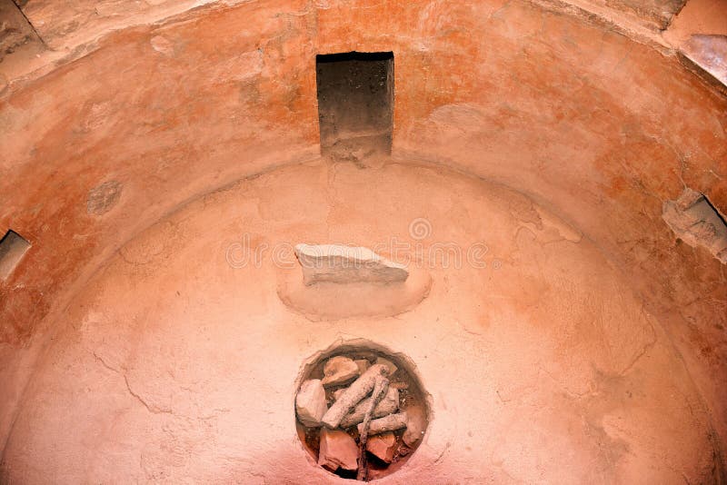 High Angle Shot of an Old Stone Room Stock Photo - Image of rock ...