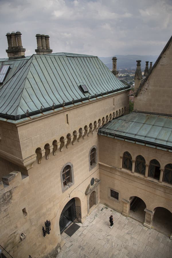 High-angle Shot of Orava Castle. Slovakia Stock Photo - Image of travel ...