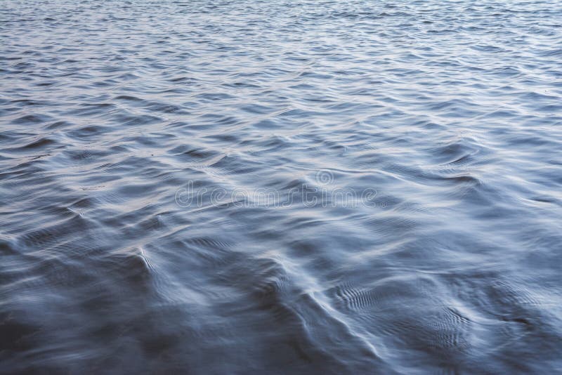 High Angle Shot of the Ripples on the Surface of the Ocean Stock Photo ...