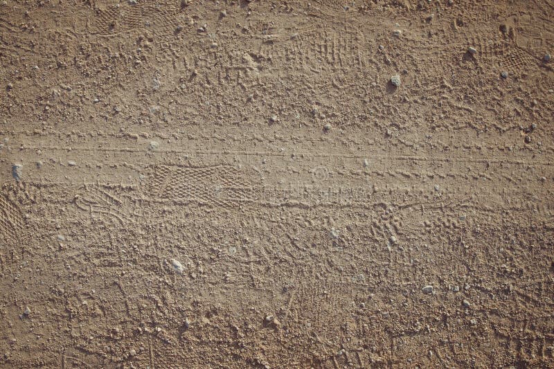 High Angle Shot of a Sandy Ground Stock Image - Image of high, natural ...