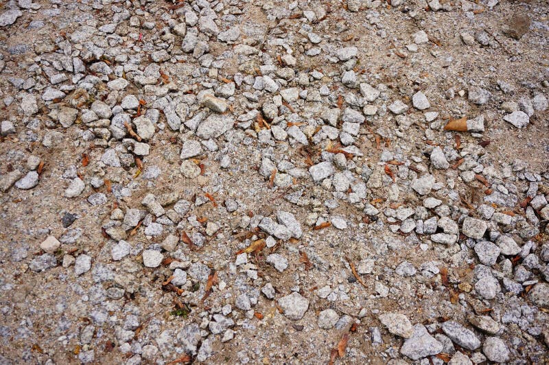 High Angle Shot of Small Stones on the Sandy Ground Stock Photo - Image ...