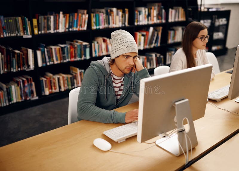 Its Exam Time. High Angle Shot of Two Young University Students ...