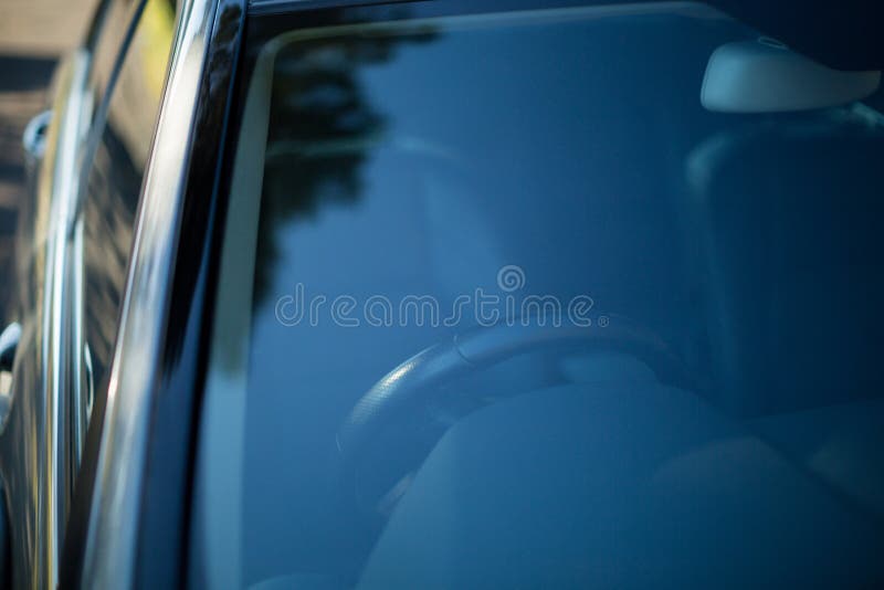 High Angle View of Black Car Stock Photo - Image of automobile ...