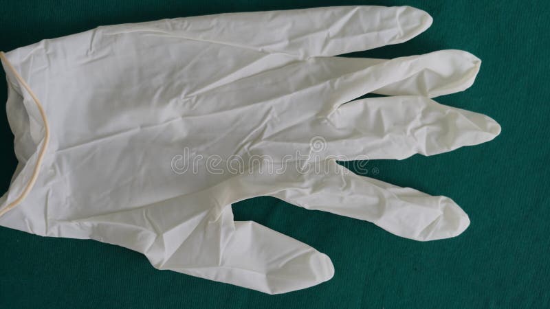 High Angle View of Gloves on Table Stock Image - Image of costume ...
