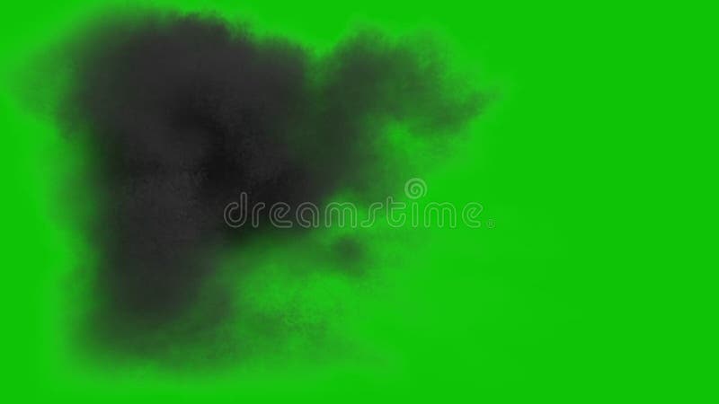 High-angle View of Huge Explosion Like War Artillery with Dense Smoke ...