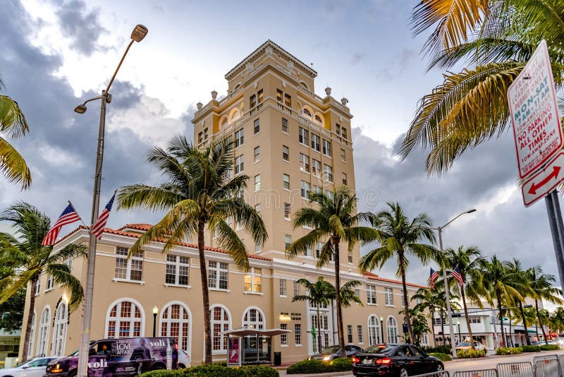 High-angle View of the LGBT Visitor Center in Miami Beach, Florida ...