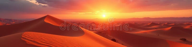 High Angle View, Majestic Sand Dunes at Sunset, Texture, Orange, View ...