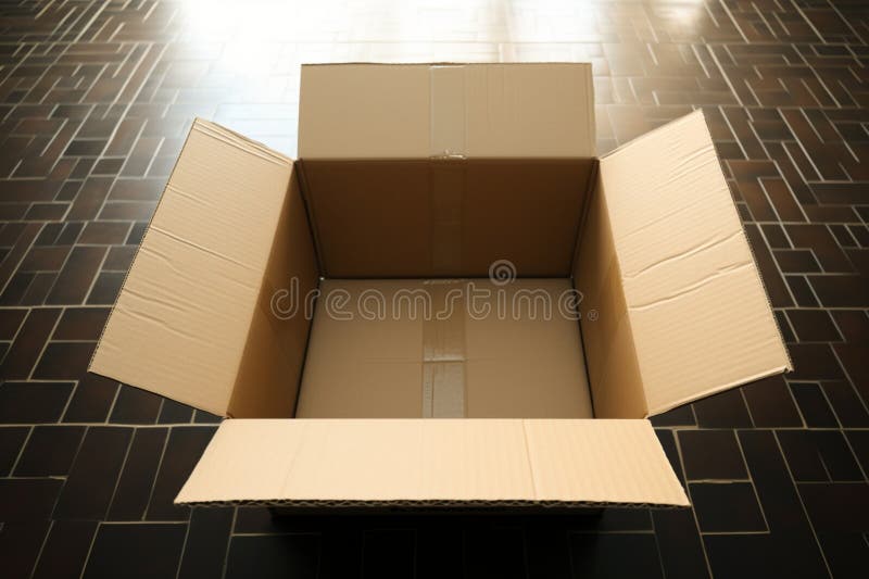 Open Box Parcel Floor Stock Illustrations – 280 Open Box Parcel Floor ...