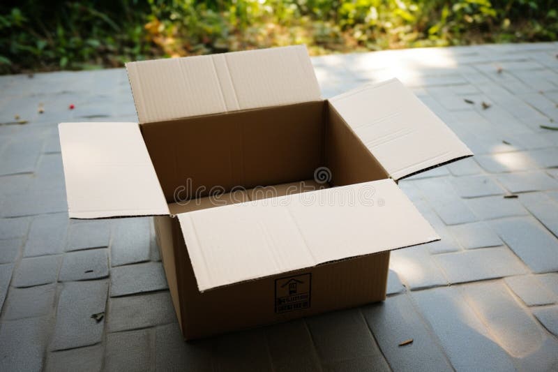 Open Box Parcel Floor Stock Illustrations – 280 Open Box Parcel Floor ...
