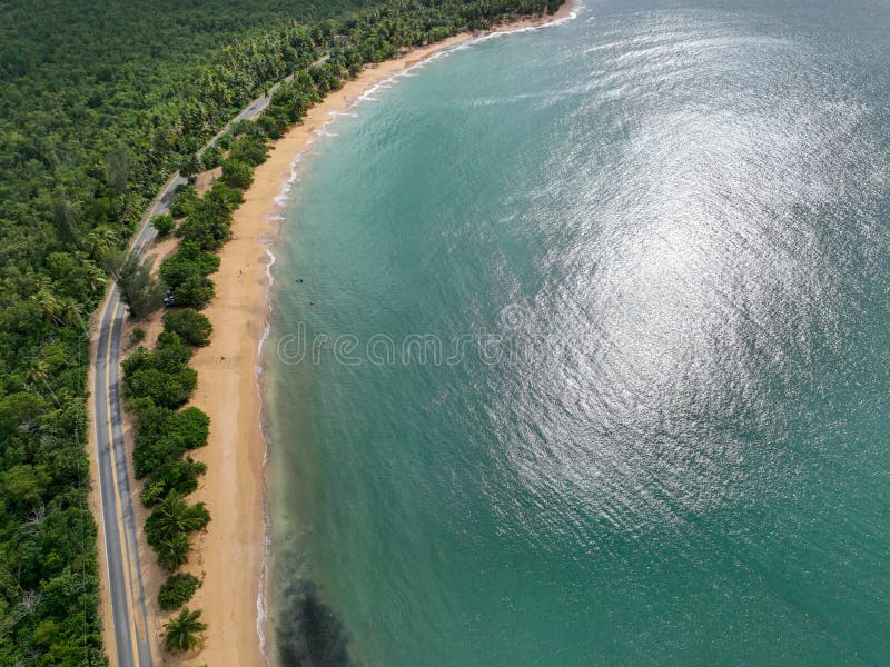 Aerial View of Beach Shot from Drone Stock Photo - Image of scenery ...
