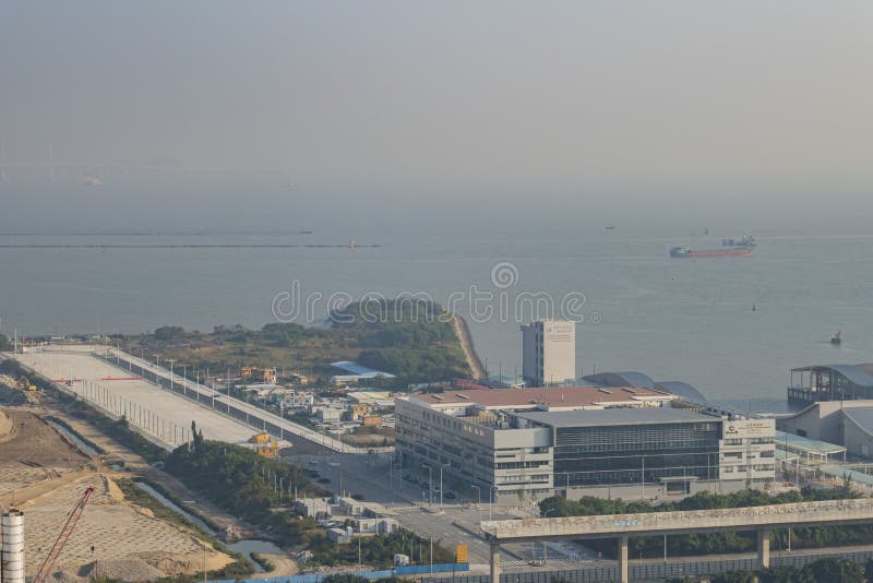 High Angle View of the Public Security Police Force Building Editorial ...