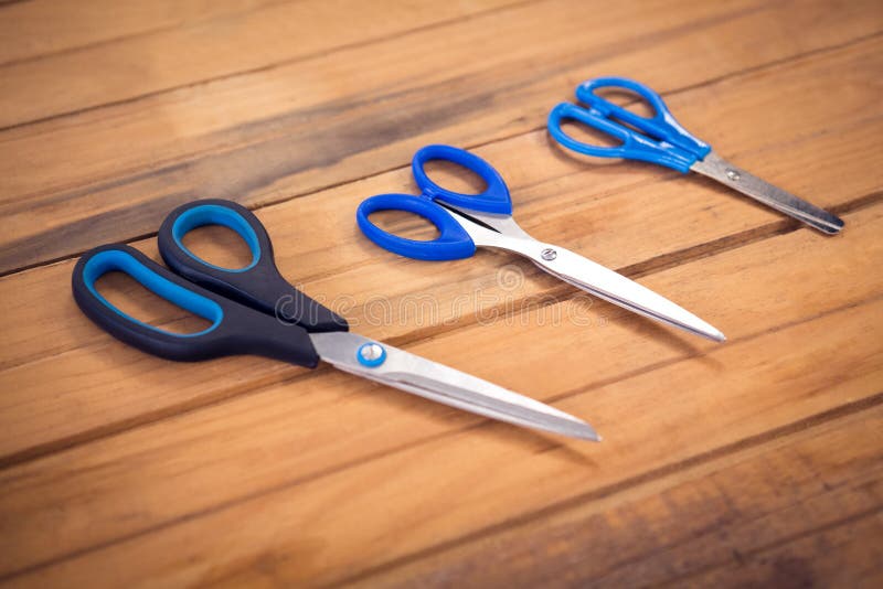 Side view blue scissors stock image. Image of view, home - 32960349