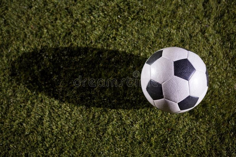 High Angle View of Soccer Ball Stock Image - Image of view, shape: 95701743