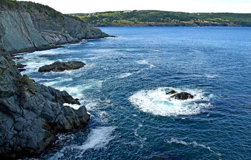 High Angle View of a Undercurrent Wave in the Ocean Stock Photo - Image ...