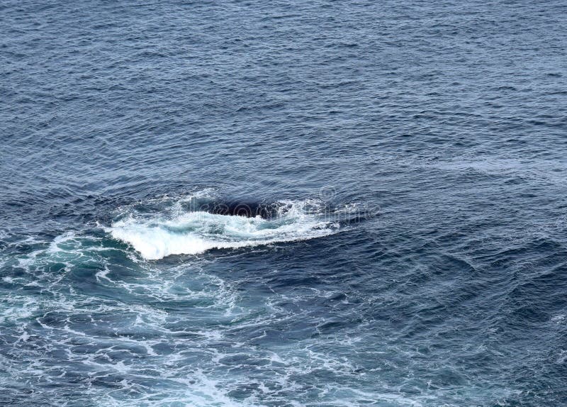 High Angle View of a Undercurrent Wave in the Ocean Stock Image - Image ...