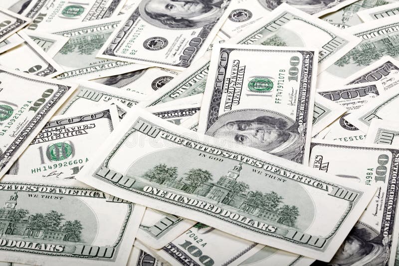 Cash Pile stock image. Image of isolated, america, american - 8964109