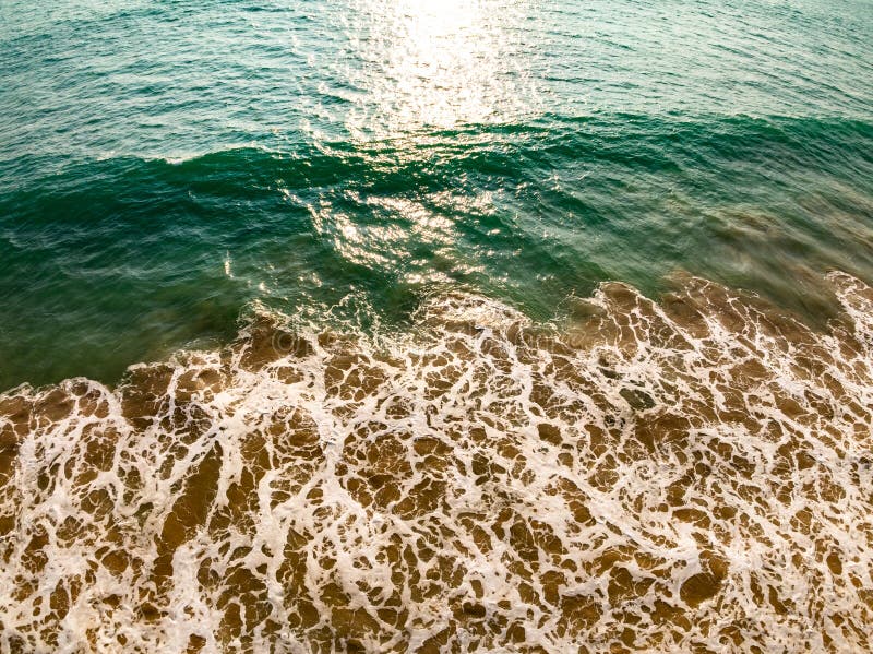 High Angle View Waves Seascape Nature View Stock Photo - Image of ...