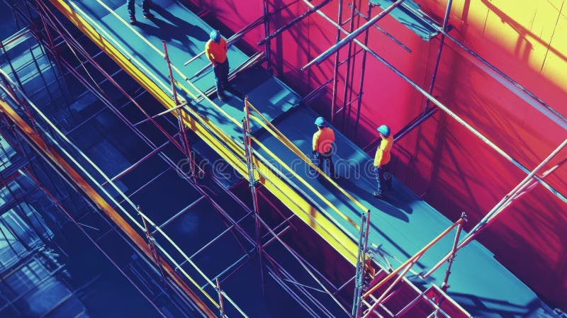 A View of the Maintenance Work in the Park. Stock Photo - Image of ...