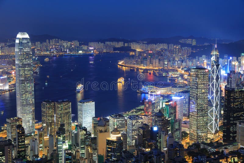 High Angle Viewpoint in Hong Kong Editorial Stock Photo - Image of ...