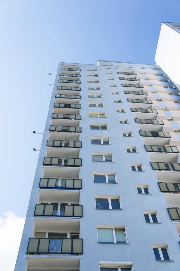 High apartment building stock photo. Image of city, block - 39231240