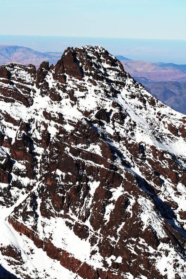 High Atlas mountain stock image. Image of slope, high - 54173635