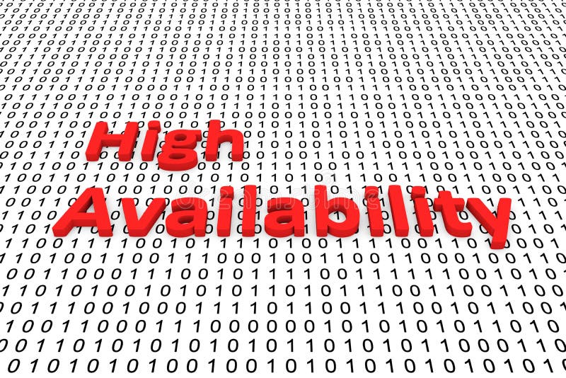 High availability stock illustration. Illustration of code - 96740484