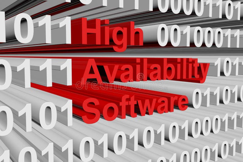 High availability software stock illustration. Illustration of system ...