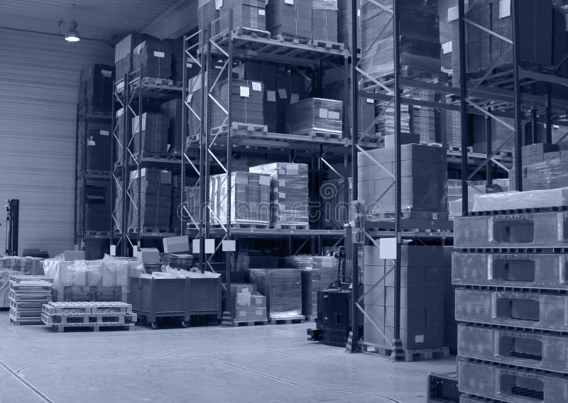 High bay racking stock photo. Image of depot, order, goods - 32539428