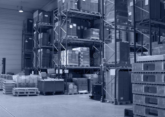 High bay racking stock photo. Image of depot, order, goods - 32539428