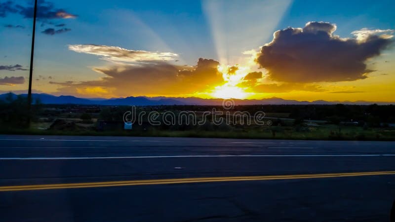 High Beams stock image. Image of high, mountains, driving - 95641063