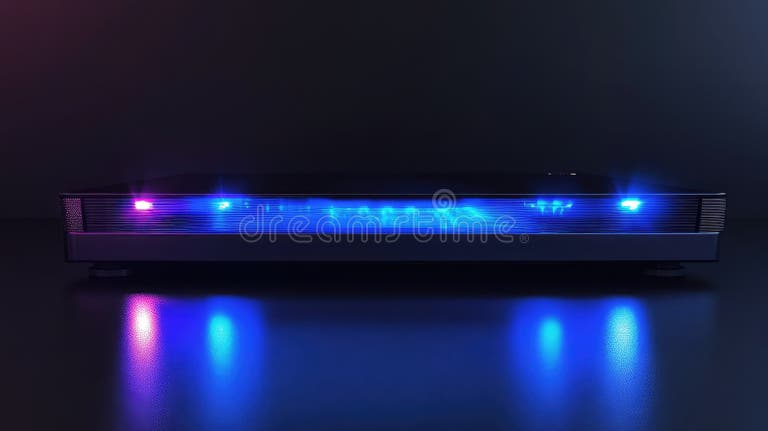 High blue ray player stock illustration. Illustration of home - 393744306