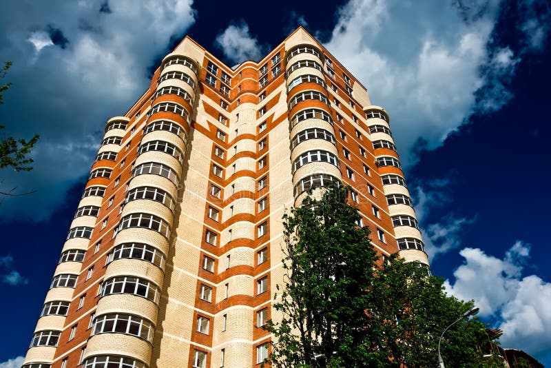 High building stock image. Image of apartments, city - 10081099