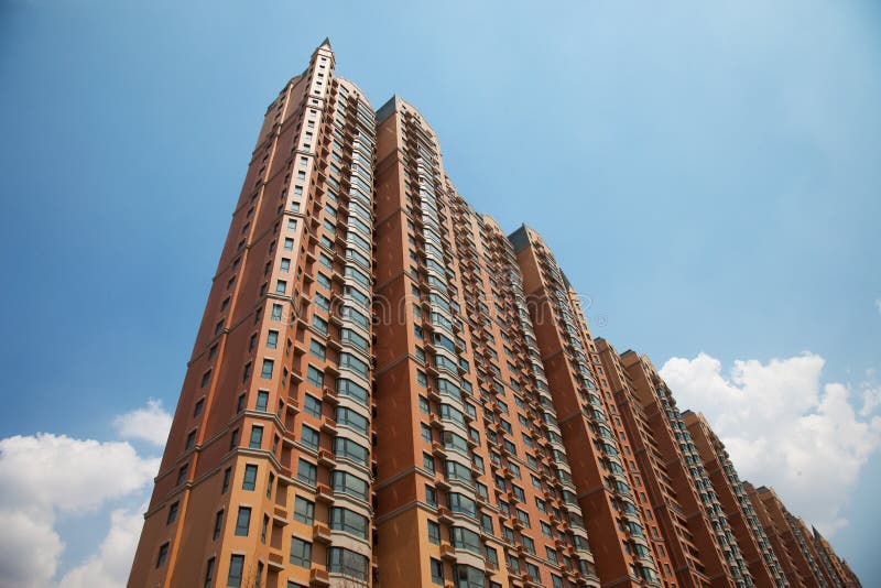 The high building stock photo. Image of brown, floor - 14853914