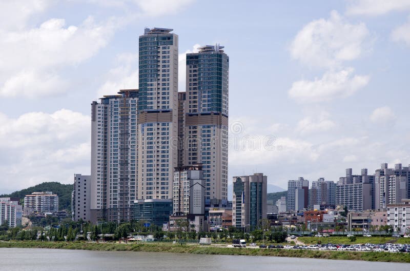 High building . stock photo. Image of high, city, construction - 15379354