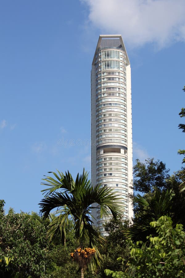 High building stock photo. Image of ferry, economics - 23577128