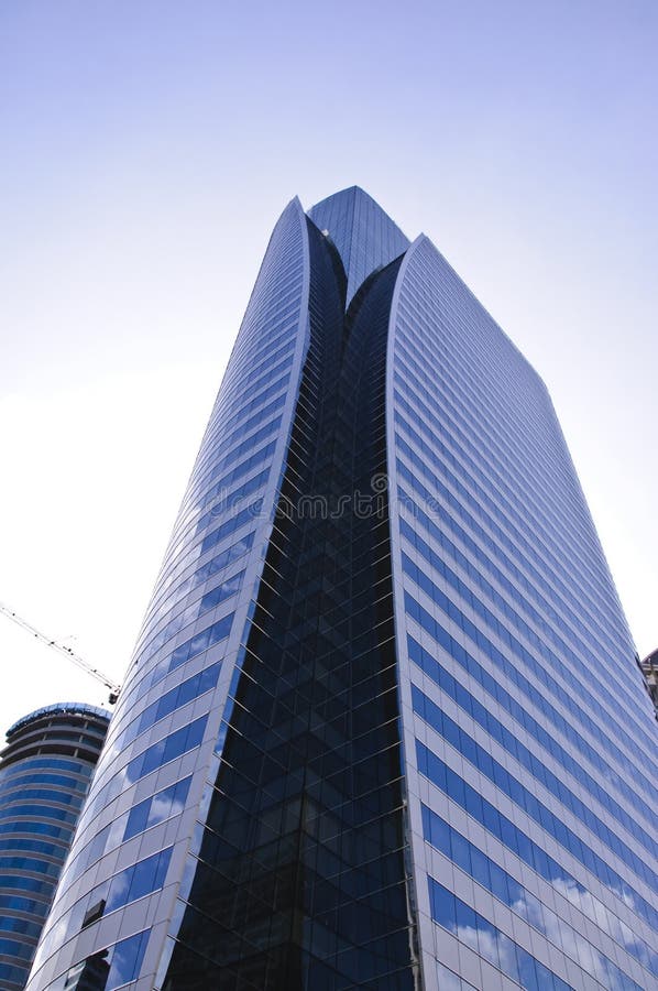 High building stock image. Image of office, work, construction - 25249095