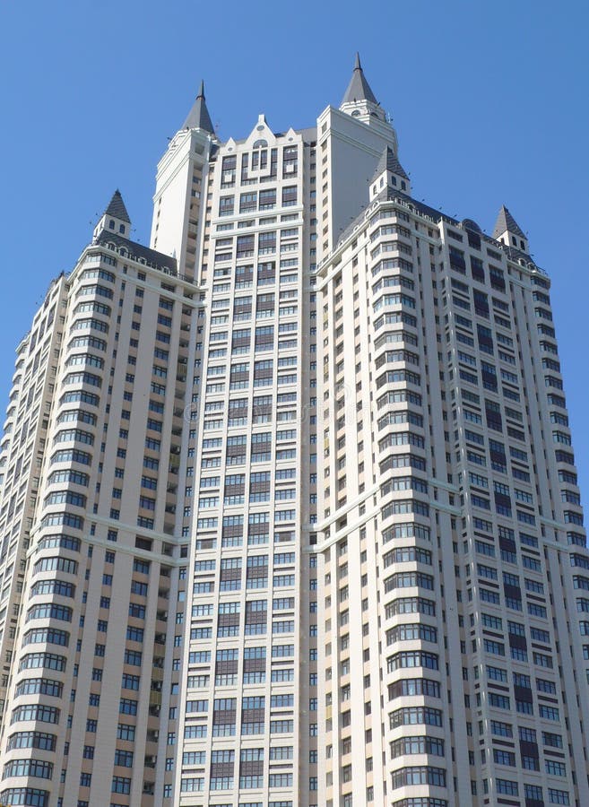 High building stock photo. Image of apartment, city, tall - 4835454