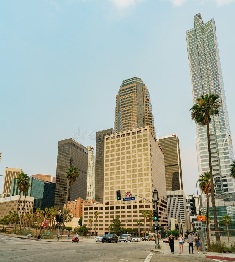 High Building Around the Downtown Editorial Photo - Image of ...